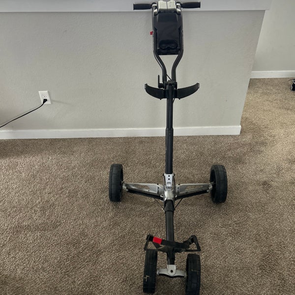 Sun Mountain Reflex Golf Push Cart 4 Wheel Foldable W/ Cup Holder ...