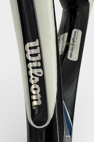 Wilson K Factor (K) FOUR 112 Sq In [K]arophite Black Tennis Racquet 4 5 ...