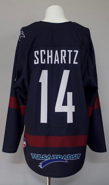 Tulsa Oilers, 56, Zane Schartz, OT Sports, Opening Night Game Worn 2022 ...