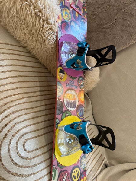 Kid's Burton Chicklet Snowboard With Bindings 100 cm (Used ...