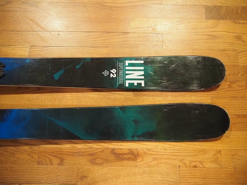 Men's Powder 179 cm Line Supernatural Skis With Bindings Max Din 13 ...