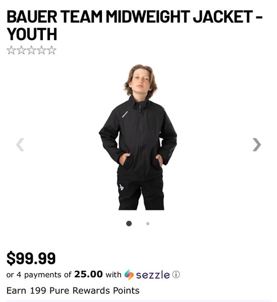 Gray Boys Large Bauer Track Suit (Used) | SidelineSwap | Buy and Sell ...
