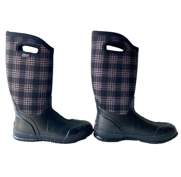 BOGS Classic Winter Plaid Neo-Tech Women's Waterproof Snow Rain Boots ...