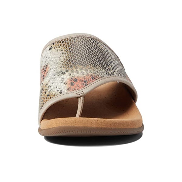 Taos Boundary Sandals Women's US 8 Taupe Comfort Toe Loop Slip On Thong ...