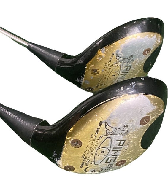 Ping Eye2 Karsten Wood Set 1W,3W Black Dot RH ZZ Lite Stiff Steel Nice ...
