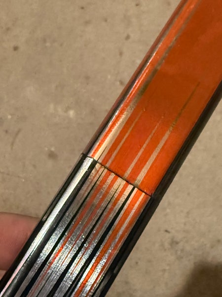 Repaired Left Handed Bauer Orange Hyperlite 2 - P28M Curve 65 Flex - # ...
