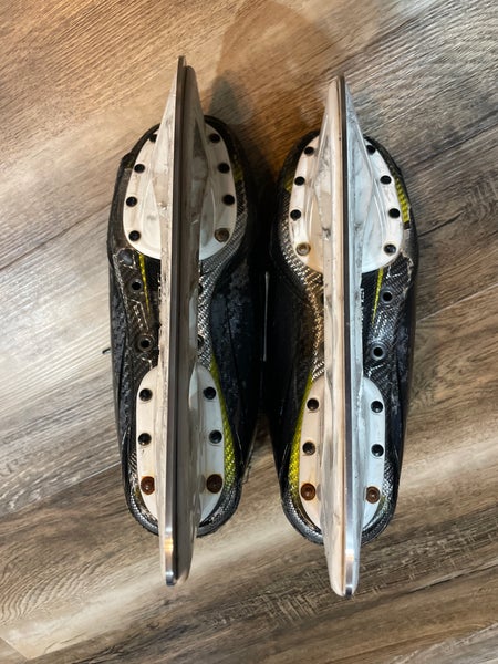 Black 2018 Bauer Supreme 2S Pro Hockey Skates Regular Width 9 (Used ...