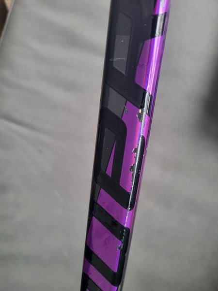 Purple custom Youth Bauer Pulse Left Hand Hockey Stick P28 30 Flex Pro ...