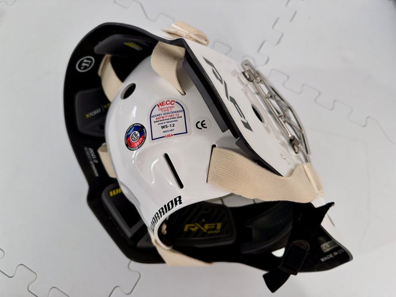Warrior R/F1 Pro Goalie Mask with accessories, Senior L/XL (New ...