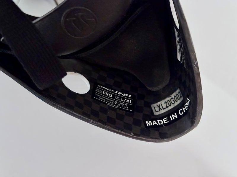 Warrior R/F1 Pro Goalie Mask with accessories, Senior L/XL (New ...
