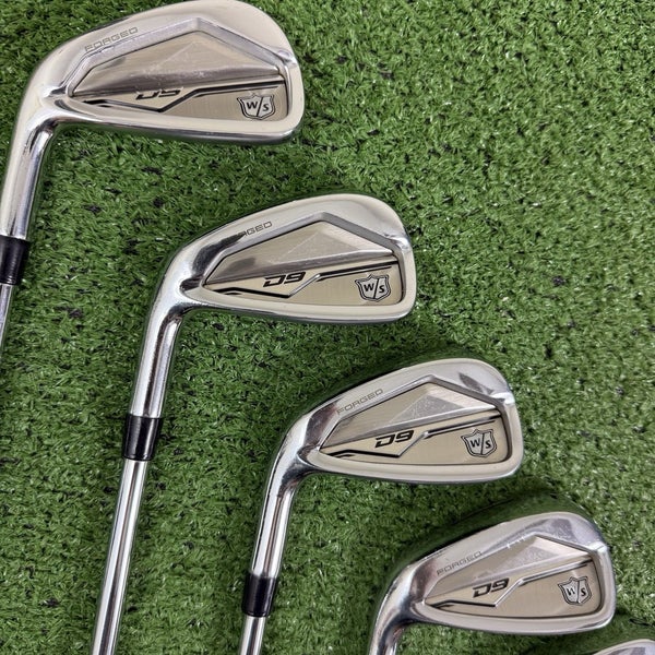 Wilson D9 Forged Iron Set 4-PW GW KBS Tour 120 Steel Stiff Flex Left ...
