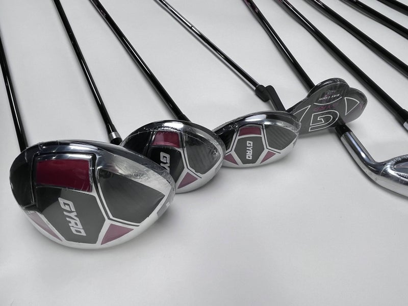 Ray Cook Gyro Club Set Driver 3W 5H 6-PW Putter Bag Uniflex Mens RH HC ...