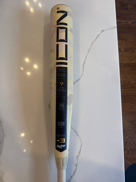 2025 Rawlings Icon Composite BBCOR Certified Bat (-3) 30 oz 33" (Used ...