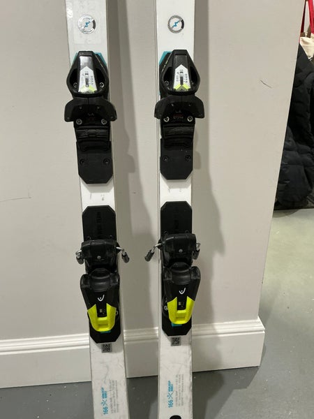 Unisex 2024 HEAD e-GS Rebels Team 166 cm Racing Skis With Bindings Max ...