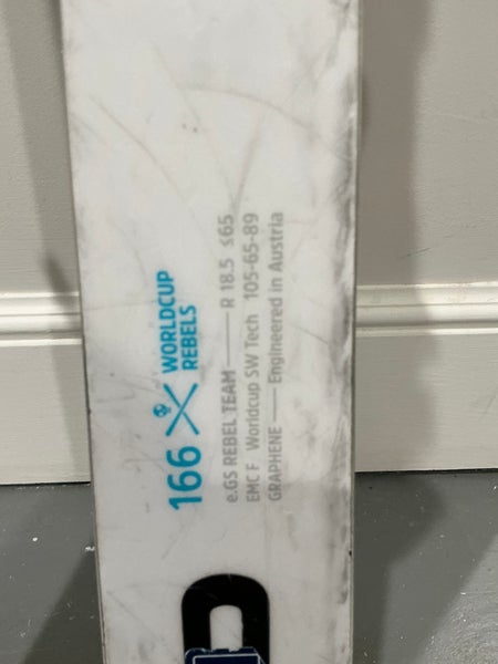 Unisex 2024 HEAD e-GS Rebels Team 166 cm Racing Skis With Bindings Max ...