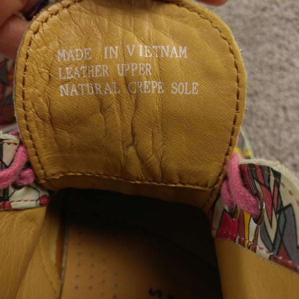 Clarks Desert Boots Womens Size 6.5 Lisa King Crepe Sole Stained Glass ...
