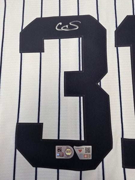 Yankees CAM SCHLITTLER Auto Autograph Signed Baseball JERSEY Home P/S ...
