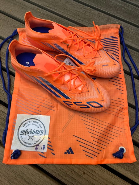 Adidas F50 Elite FG - Beam Orange / Lucid Blue with Bag (JH7618) - Men ...
