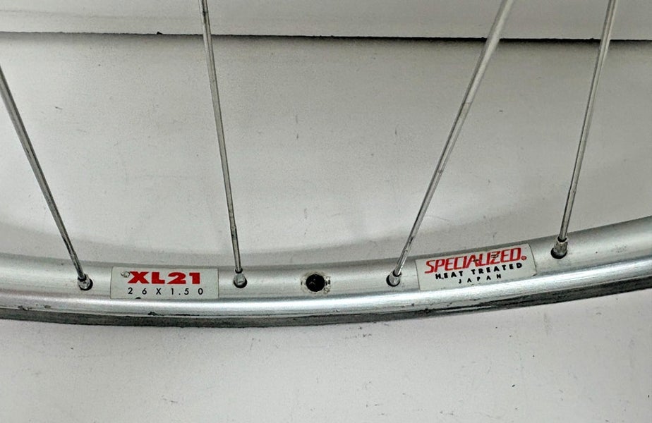 Vintage Specialized XL21 32-Spoke Aluminum 26" QR Front Wheel Deore XT ...