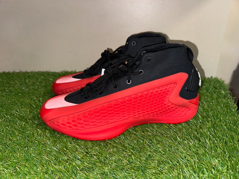 Adidas Anthony Edwards AE 1 Red Black Basketball Georgia Bulldogs ...