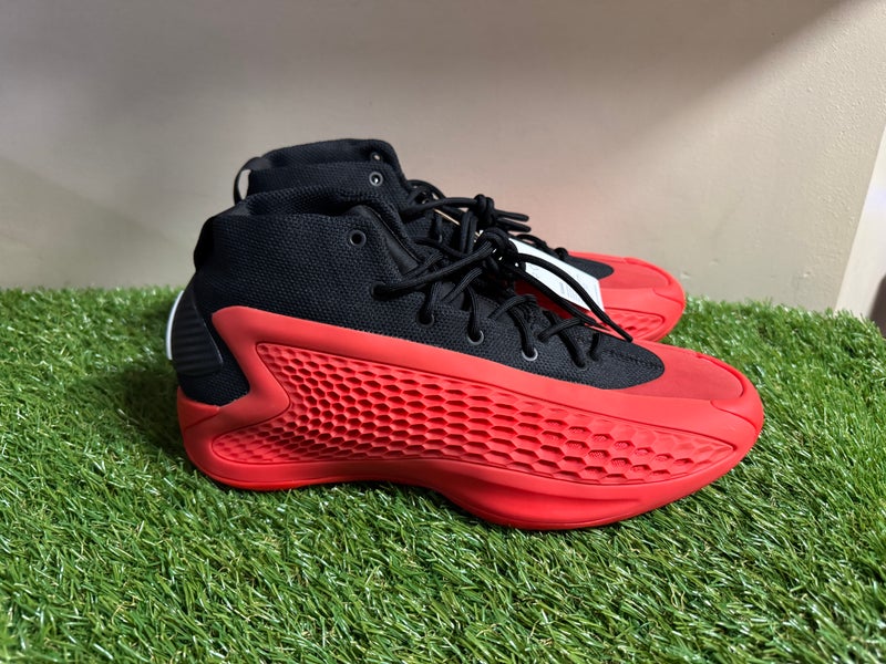 Adidas Anthony Edwards AE 1 Red Black Basketball Georgia Bulldogs ...