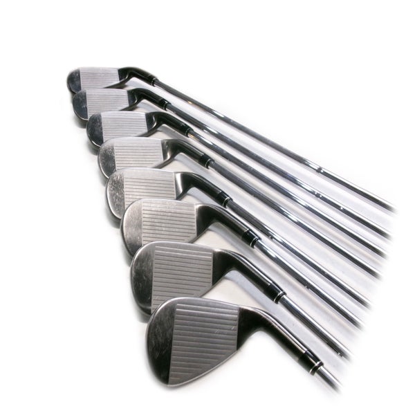 LH Callaway Big Bertha OS 4-PW+AW Iron Set Steel Speedstep 80 Regular ...