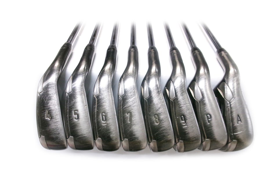 LH Callaway Big Bertha OS 4-PW+AW Iron Set Steel Speedstep 80 Regular ...