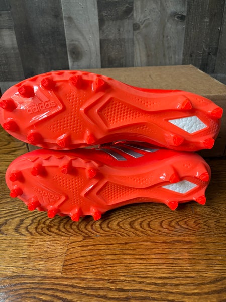 Adidas Ultraboost Solar Red Orange Metallic Football Cleats Men's 12 ...