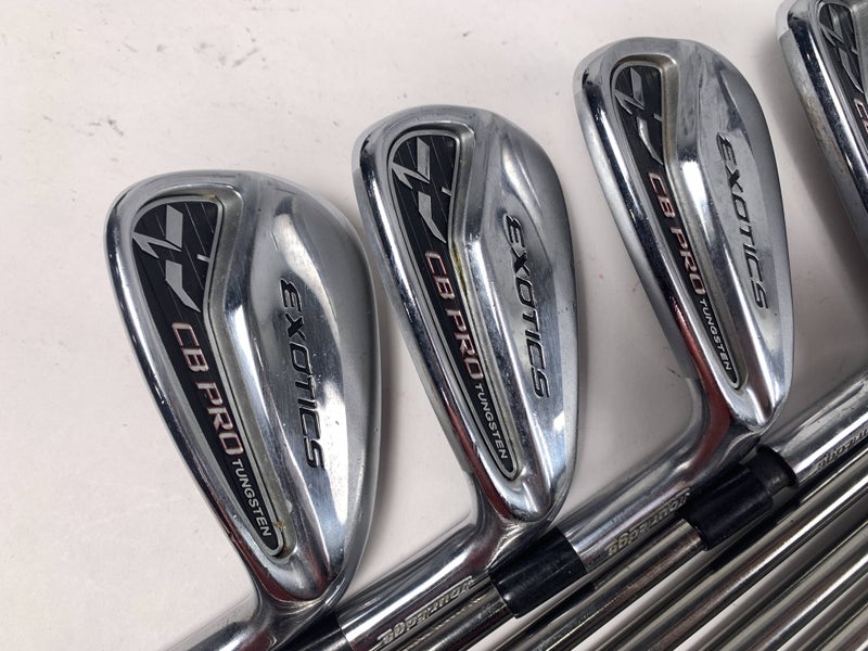 Tour Edge Exotics CB Pro Tungsten Iron Set 4-PW Recoil 460 F3 Regular ...