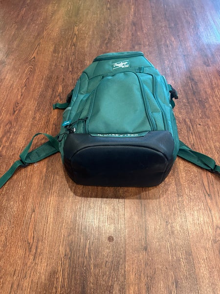 Rawlings “Mark of a Pro” Baseball Backpack Gear Bag – Dark Green ...