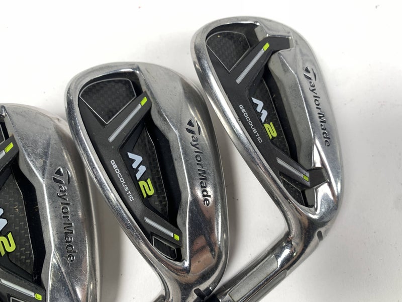 TaylorMade M2 201 Iron Set 8-PW+GW REAX 88g Stiff Steel Mens RH ...