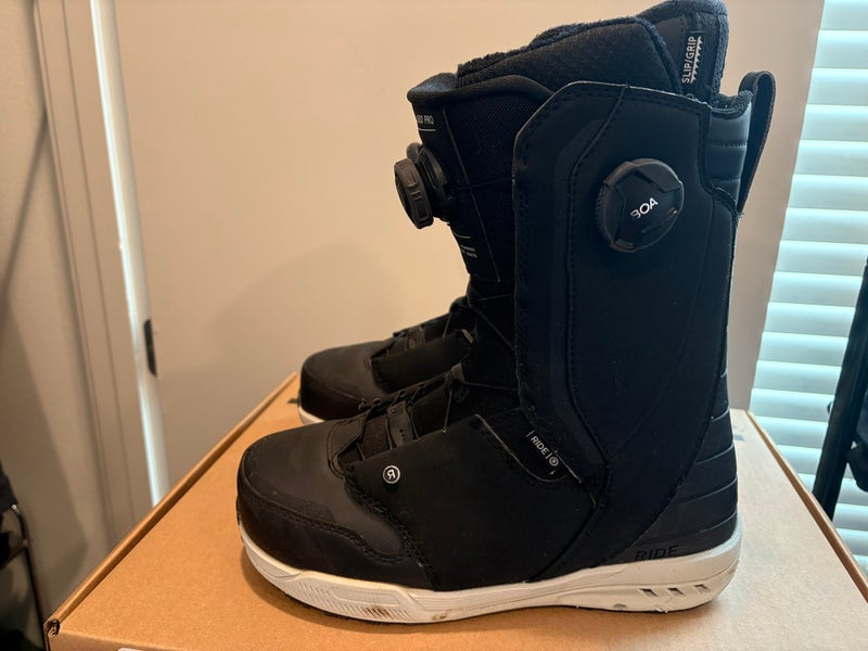 Men's Size M 9.0 Ride Lasso Pro Snowboard Boots Stiff Flex All Mountain ...