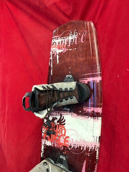 Wakeboard: Liquid Force Redmond Greenwood 136 wakeboard. Bindings: M/L ...