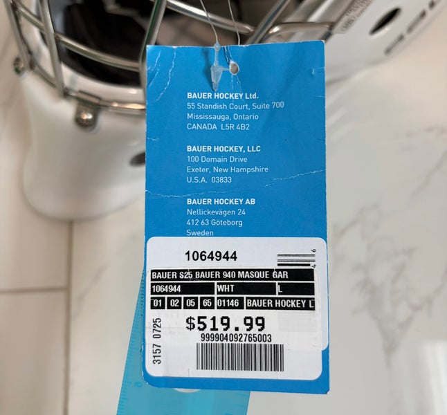 New S25 Bauer 940 senior Goalie Mask | SidelineSwap | Buy and Sell on ...