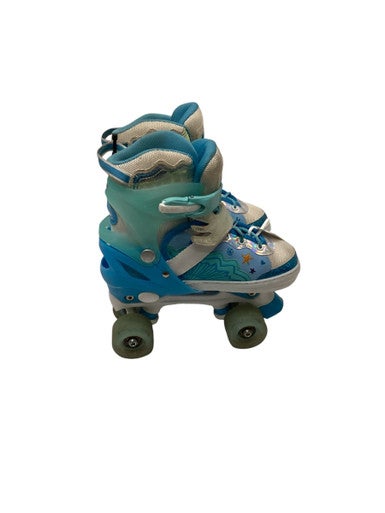 Used Child Roller Quad Skates Carolina Blue Adjustable 11443-S000205737 ...