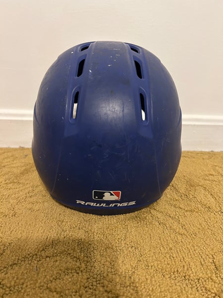 Junior Size Royal Blue Rawlings Velo Batting Helmet | SidelineSwap ...