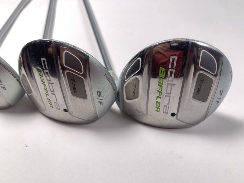 Cobra Baffler T-Rail Womens Wood Set 3 5 7 | 18* 20* 22* 55g Ladies RH ...