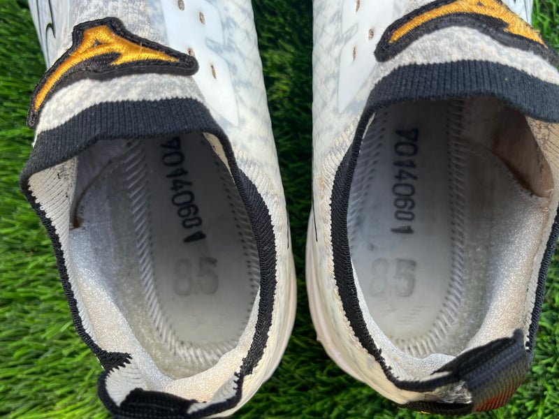 Mizuno Pro Knit 2 Metal Baseball Cleats - Size 8.5 - 11GM247050 - White ...