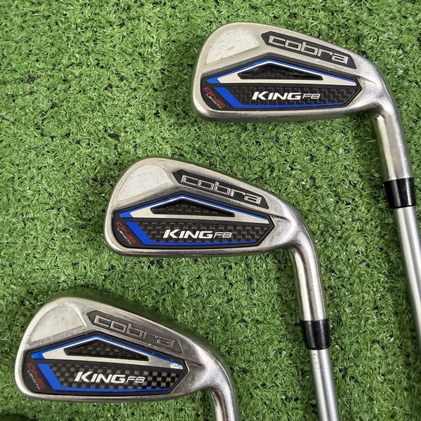 Cobra King F8 One Length Iron Set 5-PW GW Aldila Rogue Pro 124 Regular ...