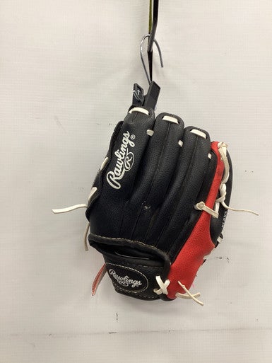 Used Rawlings Players Series Bb Sb Glove T-ball Black And Red 9" 11851 ...