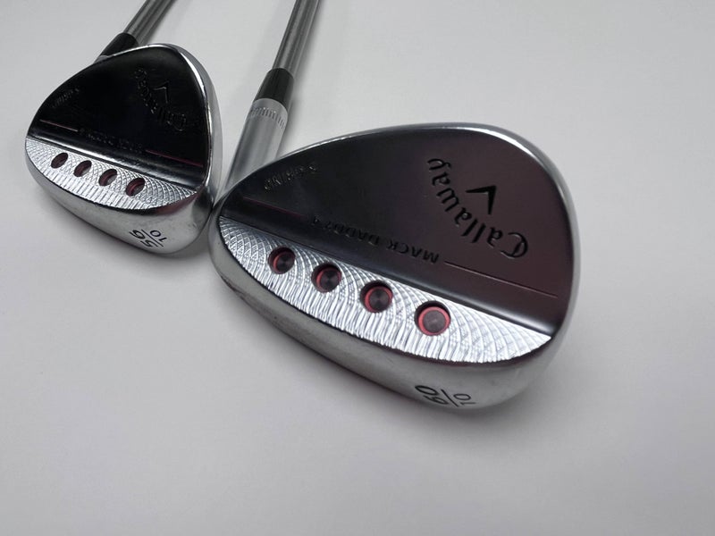 Callaway Mack Daddy 4 Chrome Wedge Set 56* 10 | 60* 10 SteelFiber i80 ...