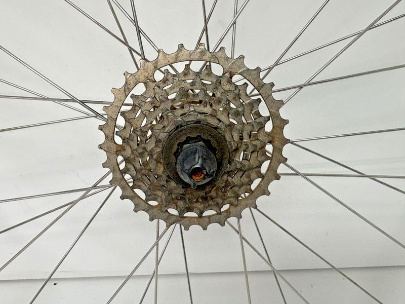 Vintage 7-Spd 26" QR Aluminum Mtn Bike Wheelset Shimano Acera-X ...