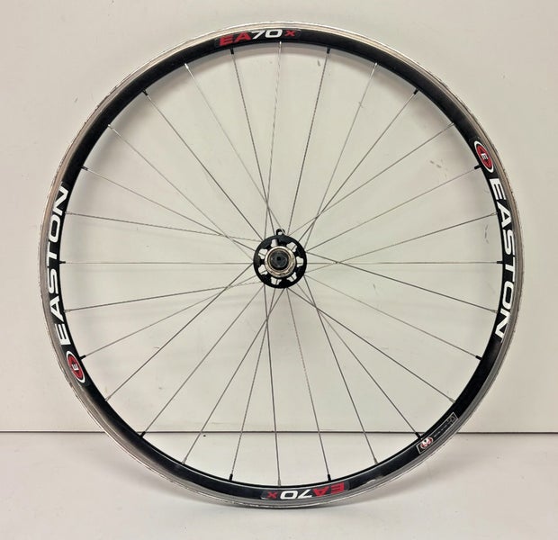 Easton EA70X 28/24-Spoke Black Aluminum Tubular 700C Road/CX Wheelset ...