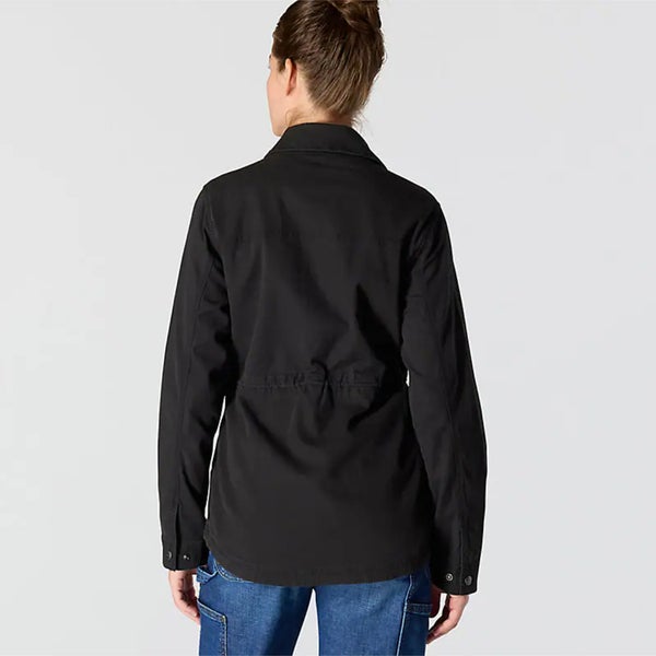 Carhartt Tencel Fiber Series Coat Women's Black Button Front Long ...