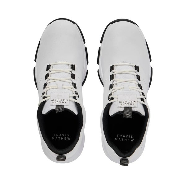 TravisMathew The Ringer 2.0 1MAA564-1WHT Men 8.5M White Spiked Golf ...