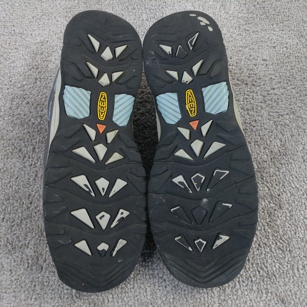 Keen Targhee Girls Size 5Y Hiking Shoes Waterproof Leather Lace Up Gray ...