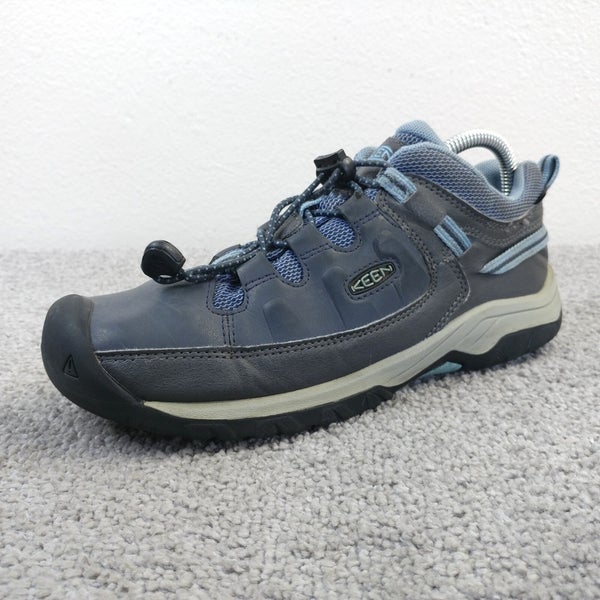 Keen Targhee Girls Size 5Y Hiking Shoes Waterproof Leather Lace Up Gray ...