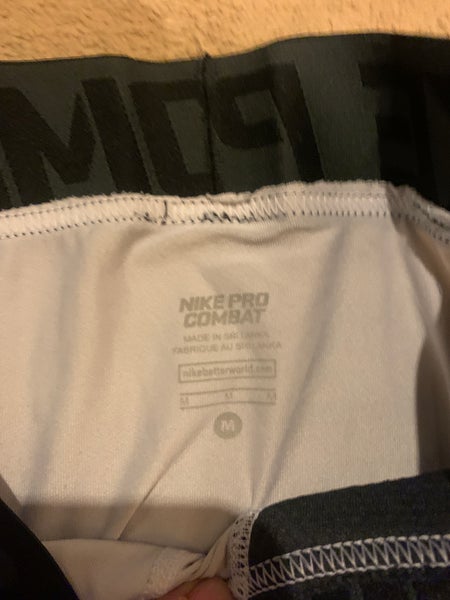 White Men's Medium Adult Nike baseball sliding/cup shorts ...