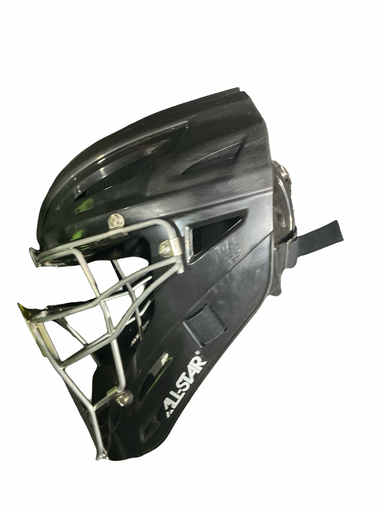 Used All-star Catcher Helmet 7- 7 1 2 Catchers Helmet W Mask Black One ...