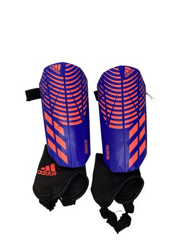 Used Adidas Predator Soccer Shin Guards Adult Royal Blue Sm 11347 ...